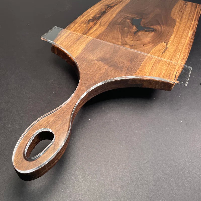Classic Charcuterie Board Handle | SaltyDuck Woodworking