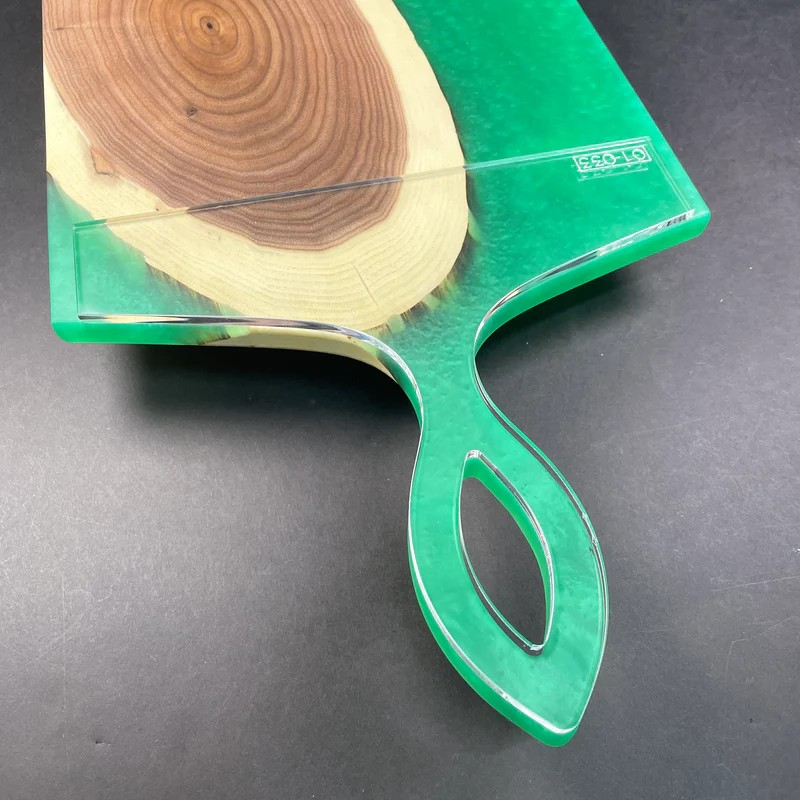 Modern Leaf Charcuterie Board Handle Router Template | SaltyDuck ...