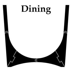 U Shaped Table Leg Router Templates | SaltyDuck Woodworking