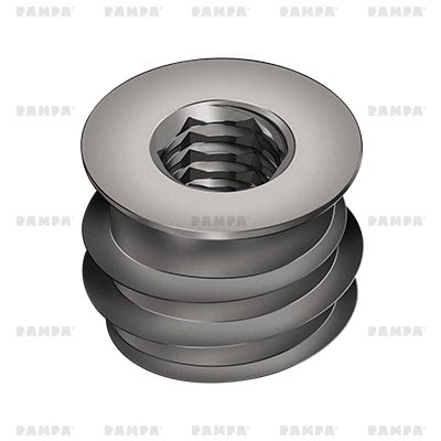 M5 x 8mm RAMPA Insert SKD30K - Flanged | SaltyDuck Woodworking